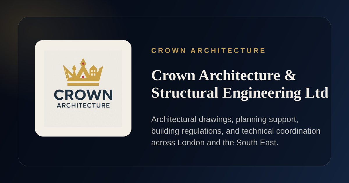 Architectural Services | Crown Architecture & Structural Engineering Ltd